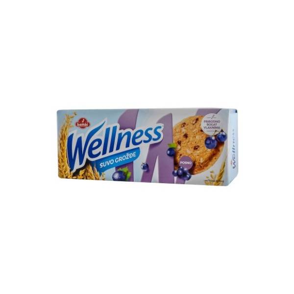 Keks WELLNESS Suvo grožđe 210g 16/1*** – Junior Company BGD