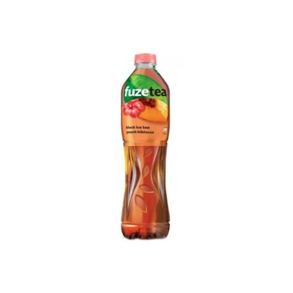 Ledeni čaj FUZE TEA breskva & hibiskus 1,5l 6/1 – Junior Company BGD